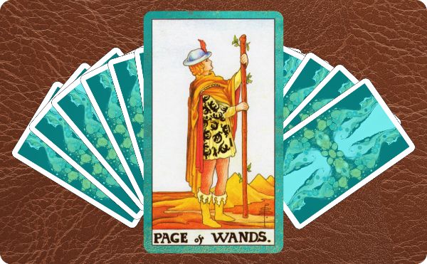 Page of Wands Tarot Card - Joyful Mystic