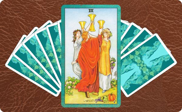 Three of Cups Tarot Card Meaning - Joyful Mystic