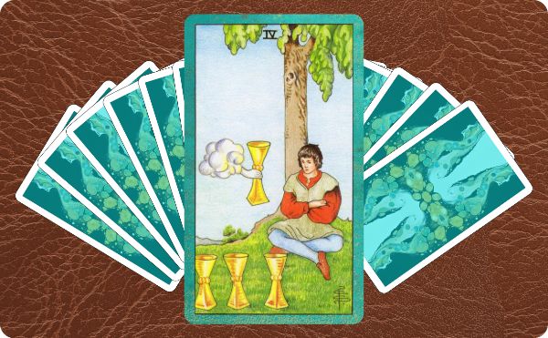 Four of Cups Tarot Card Meaning - Joyful Mystic