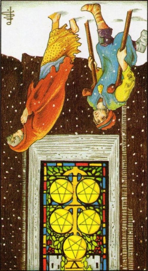 Five of Pentacles Tarot Card Meaning - Joyful Mystic