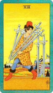 Seven of Swords Tarot Card Meaning - Joyful Mystic